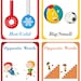 Opposite Words Flash Cards for Kids – Printable Educational Game (PDF ...