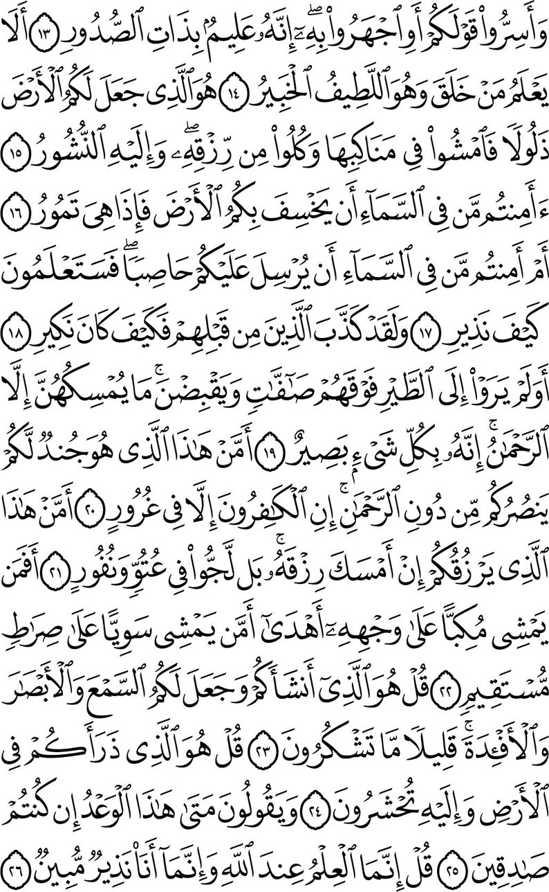Surah Al-mulk Vector | Arabic Calligraphy, Cut Files (svg, Png, Pdf ...