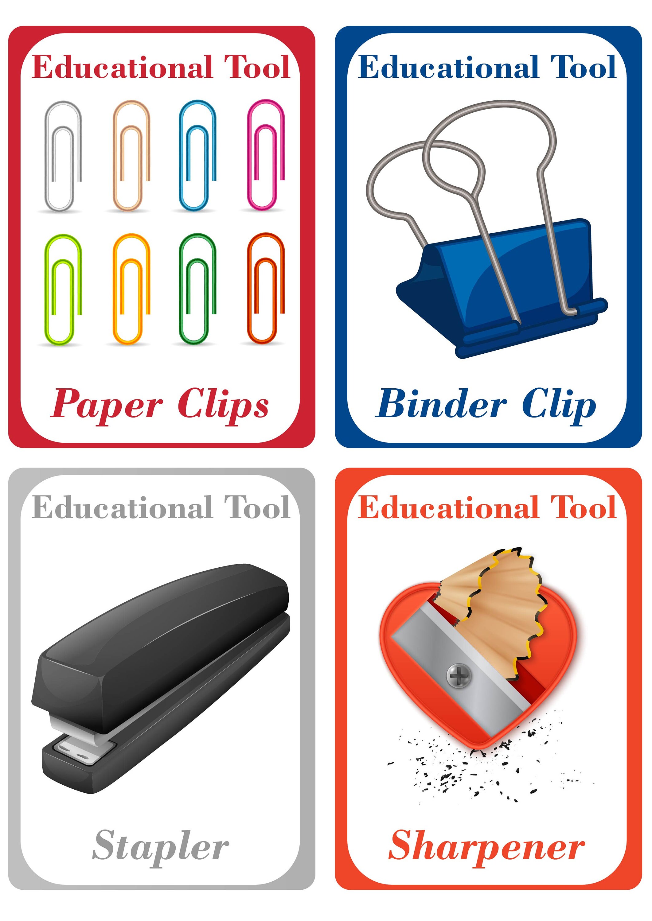 Educational Tools Flash Cards for Kids Learning School Supplies ...