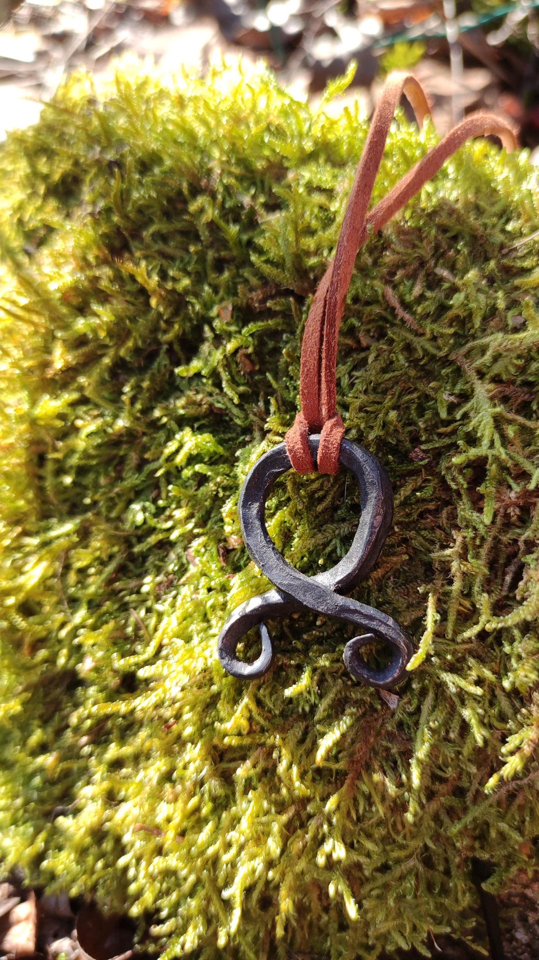 Hand-forged Steel Troll Cross Pendant - Etsy