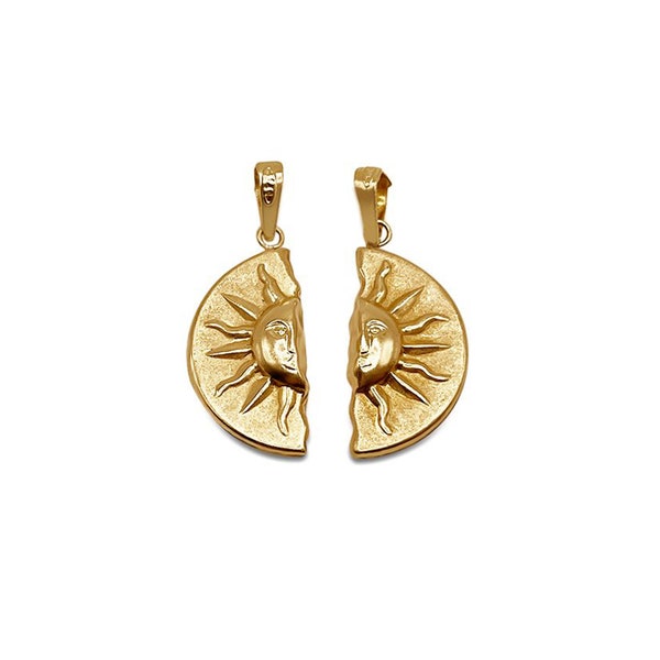 Gold Pendant Charm - Etsy