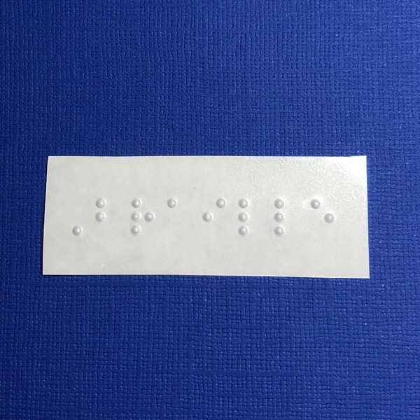 Braille - Etsy