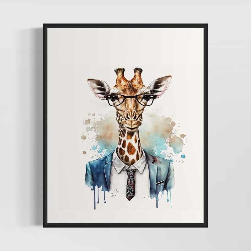 Giraffe Original Art - Etsy