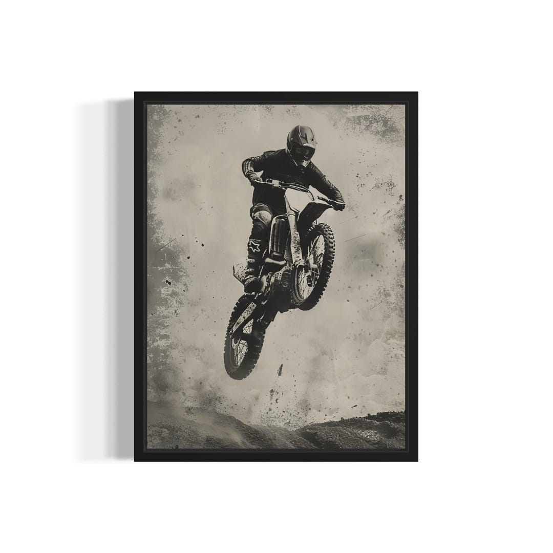 Supercross Poster Art Print, Vintage Gothic Wall Art Painting Decor ...