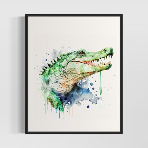 Crocodile Print - Etsy