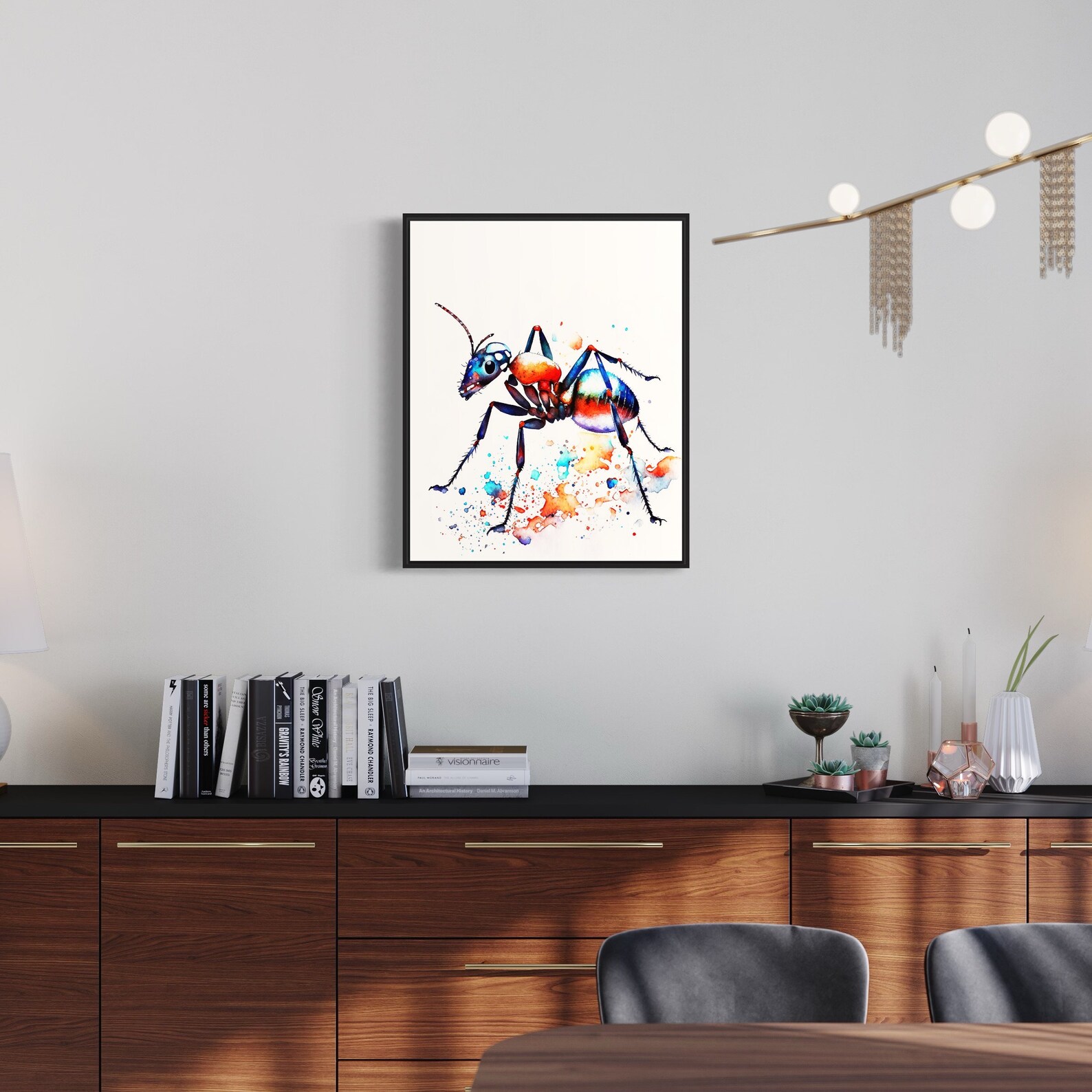 Ant Insect Watercolor Art Print Ant Painting Wall Art Decor - Etsy