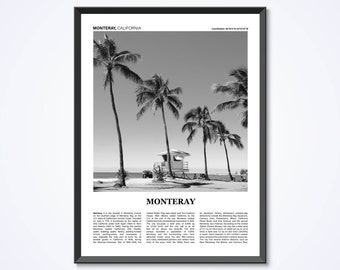 Monterey Art Print - Etsy