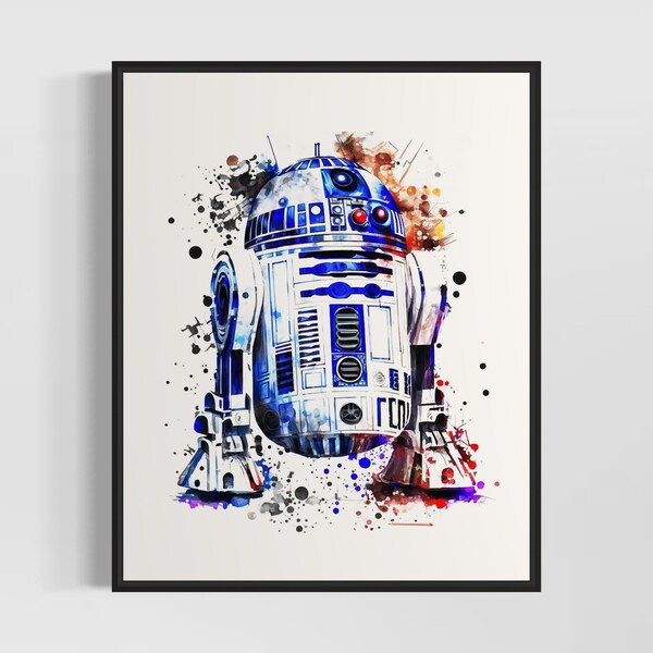 R2d2 Poster - Etsy