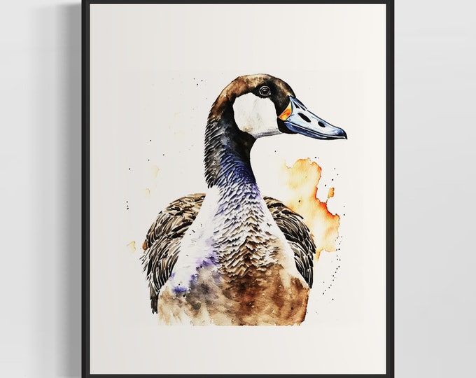 Goose Art Fantasy Portrait Print - Etsy