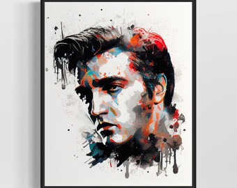 Elvis Artwork Painting - Etsy