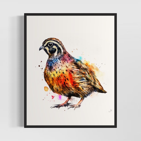 Quail Painting - Etsy