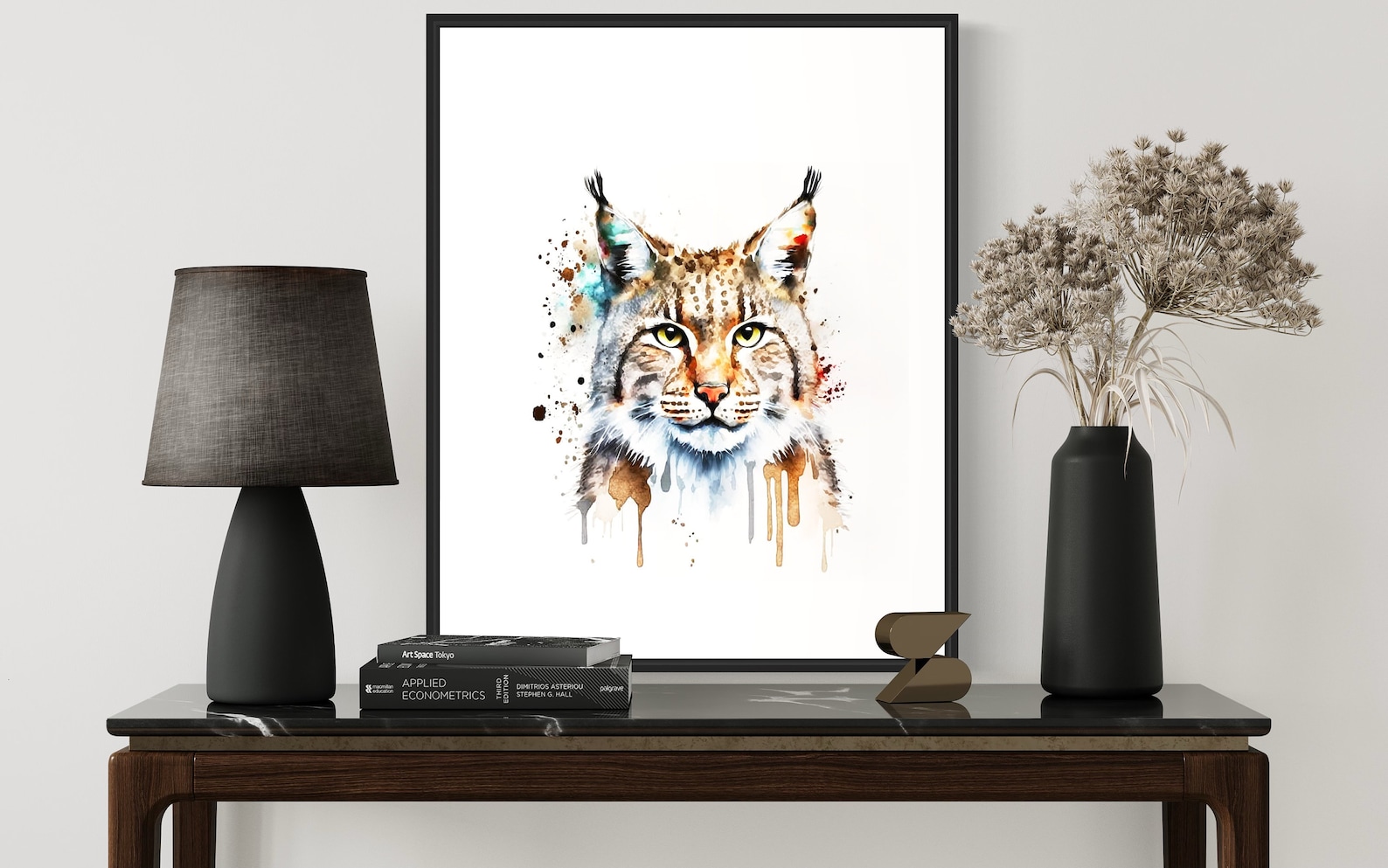 Bobcat Watercolor Art Print, Bobcat Painting Wall Art Decor, Original ...