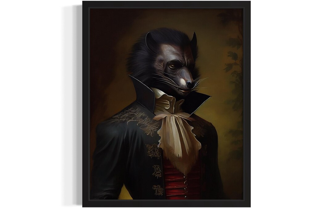 Wolverine Art Print, Scary Spooky Gothic Wall Art Painting Decor Photo ...