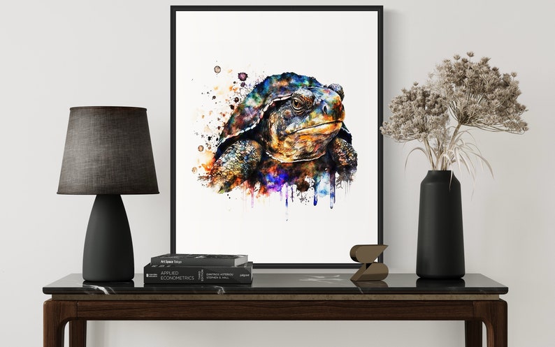 Snapping Turtle Watercolor Art Print Snapping Turtle Painting - Etsy