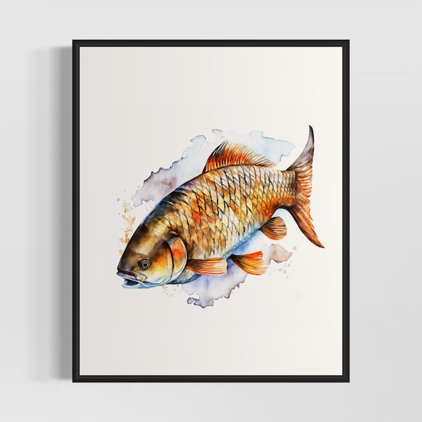 Carp Painting - Etsy