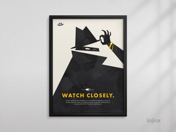 Neighborhood Watch Inspired Poster Alternative Design Print - Etsy