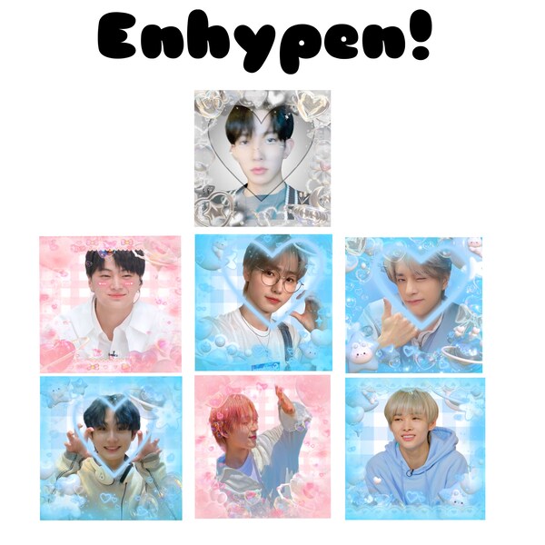 Enhypen Waterproof Stickers - Etsy