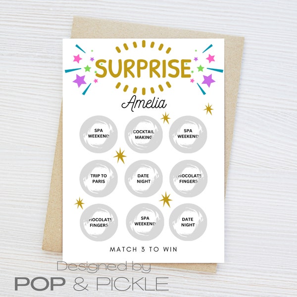 Scratch to Reveal - Etsy UK