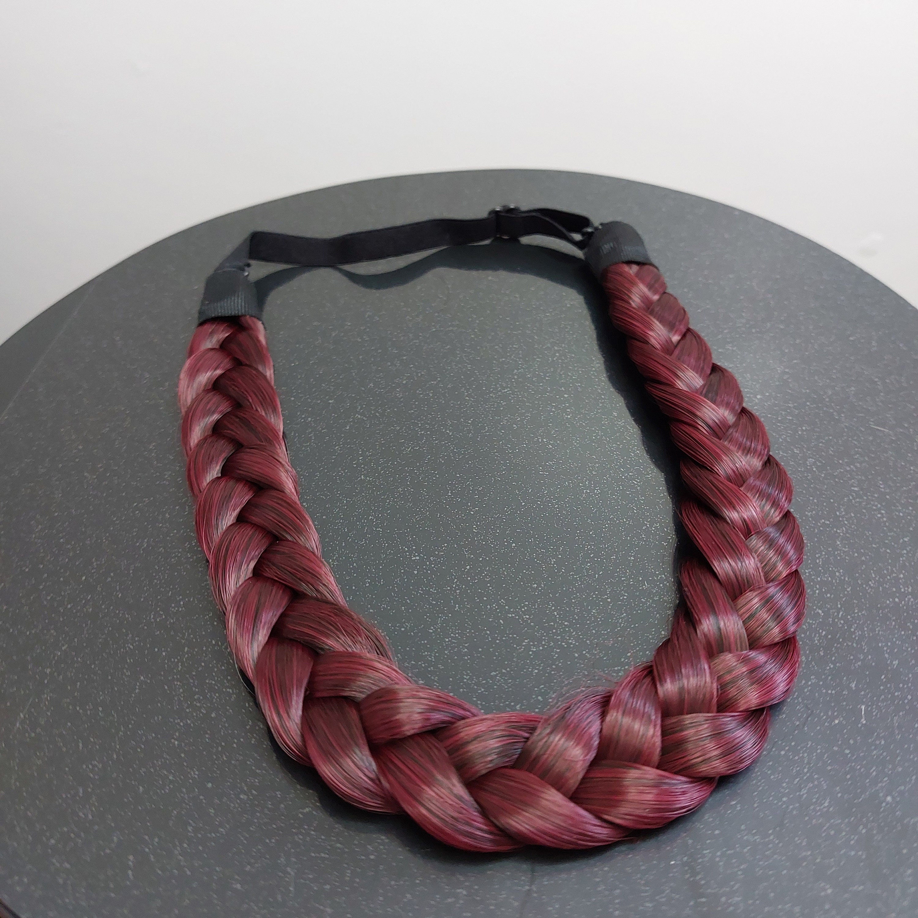 Three Strand Light Ash Blonde Braided Headband, Boho Wedding Highlight ...