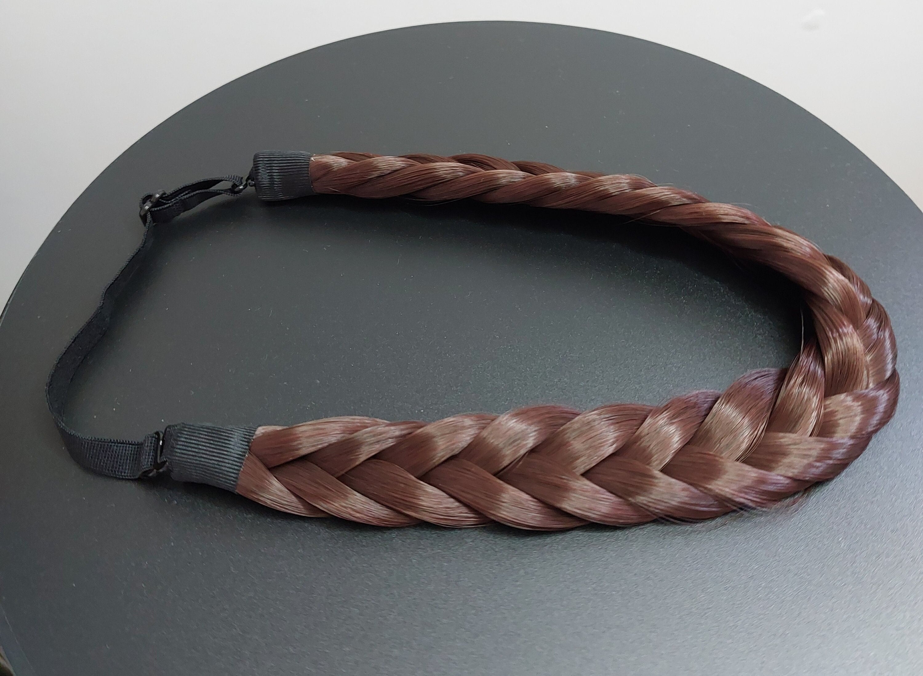 Three Strand Light Ash Blonde Braided Headband, Boho Wedding Highlight ...