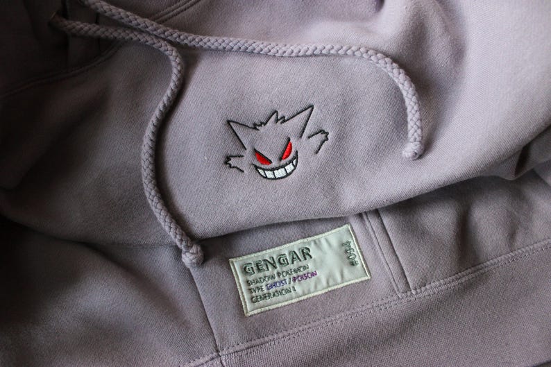 Gengar Pokemon Inspired Hoodie / Shirt - Etsy
