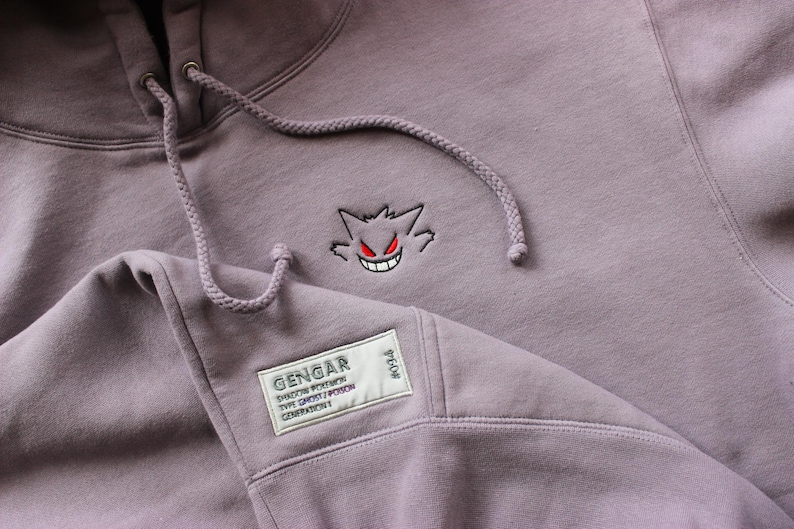 Gengar Pokemon Inspired Hoodie / Shirt - Etsy