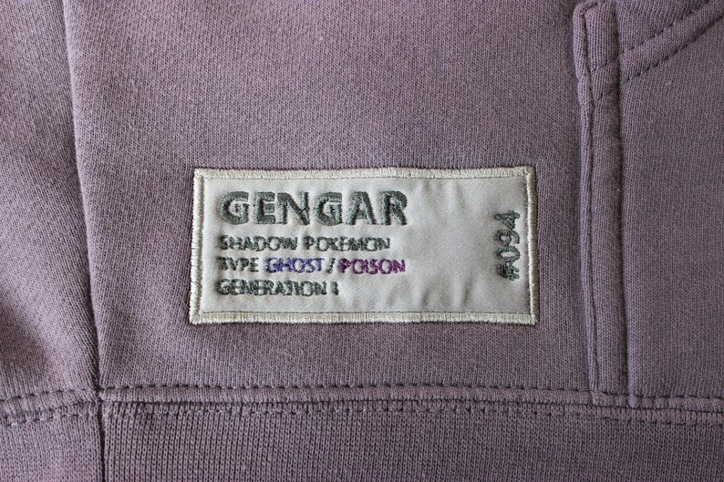 Gengar Pokemon Inspired Hoodie / Shirt - Etsy