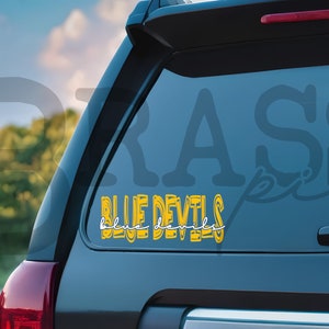 Blue Devils Scribble Design: JPG, PNG, SVG Digital Download - Etsy