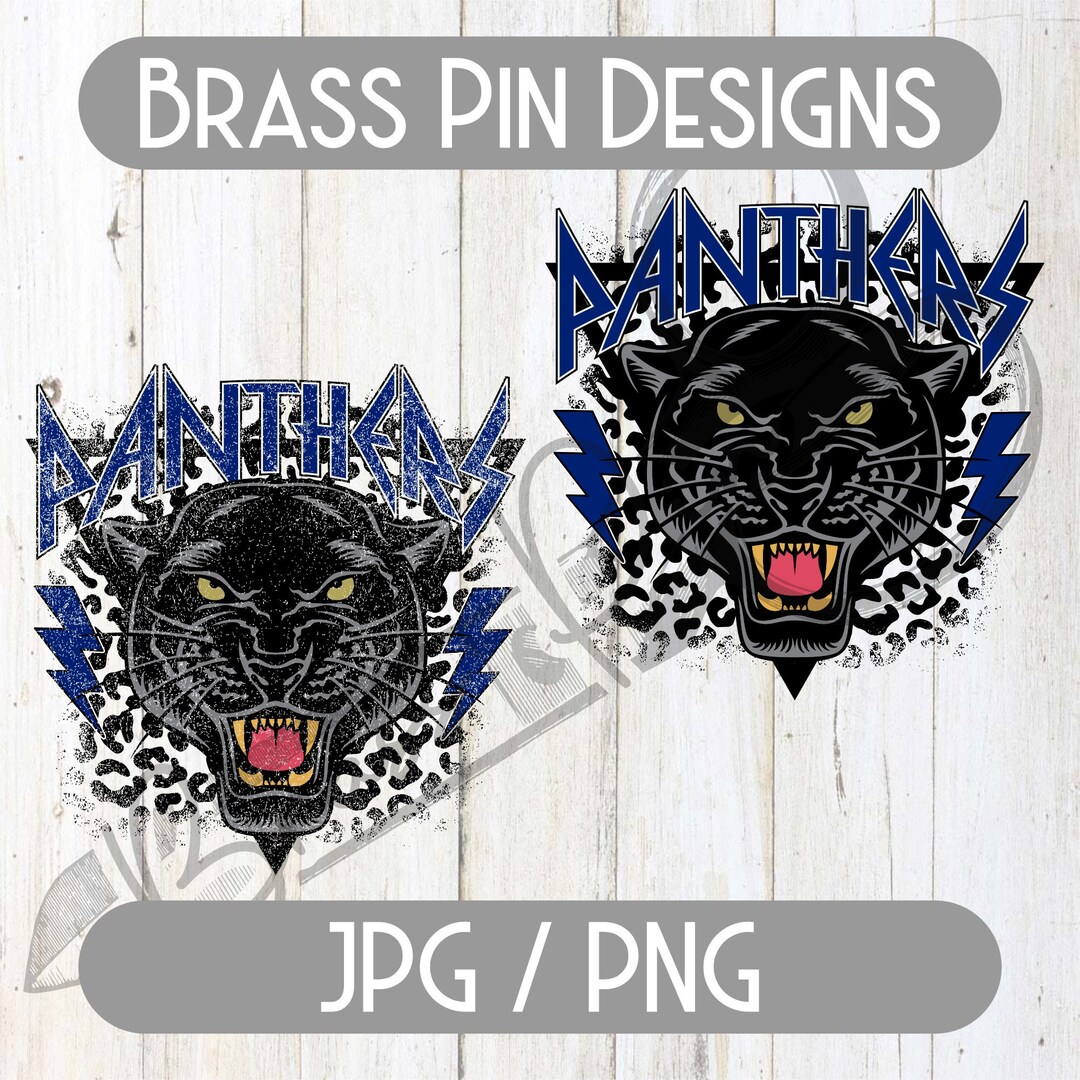 Panthers Leopard Rock, Distressed, 2 Options, PNG, JPG, Sublimation ...