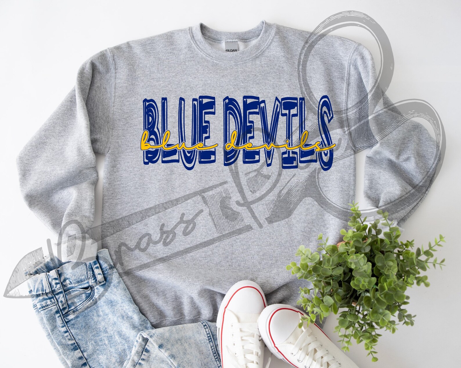 Blue Devils Scribble Design, JPG, PNG, SVG - Etsy