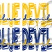 Blue Devils Scribble Design, JPG, PNG, SVG - Etsy