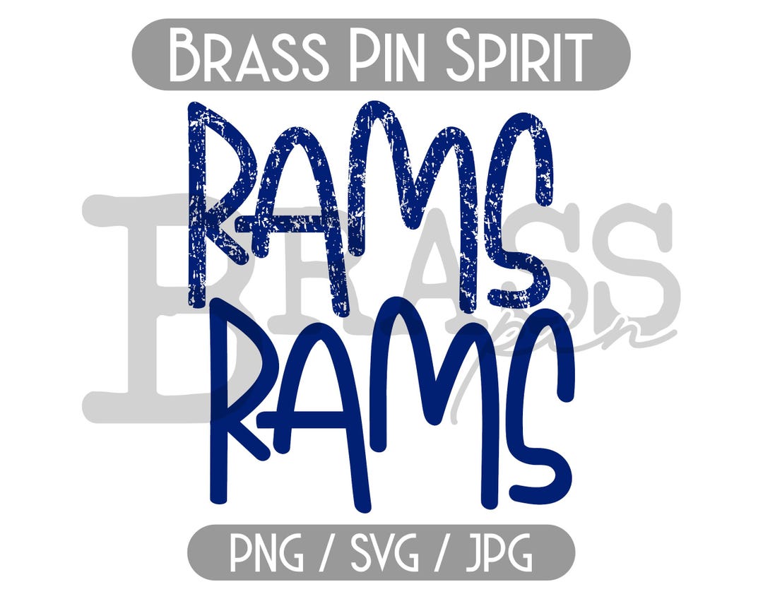 Rams Graffiti Design Bundle: Blue, White, Clean, Distressed, PNG, JPG, SVG, Instant Download - Etsy