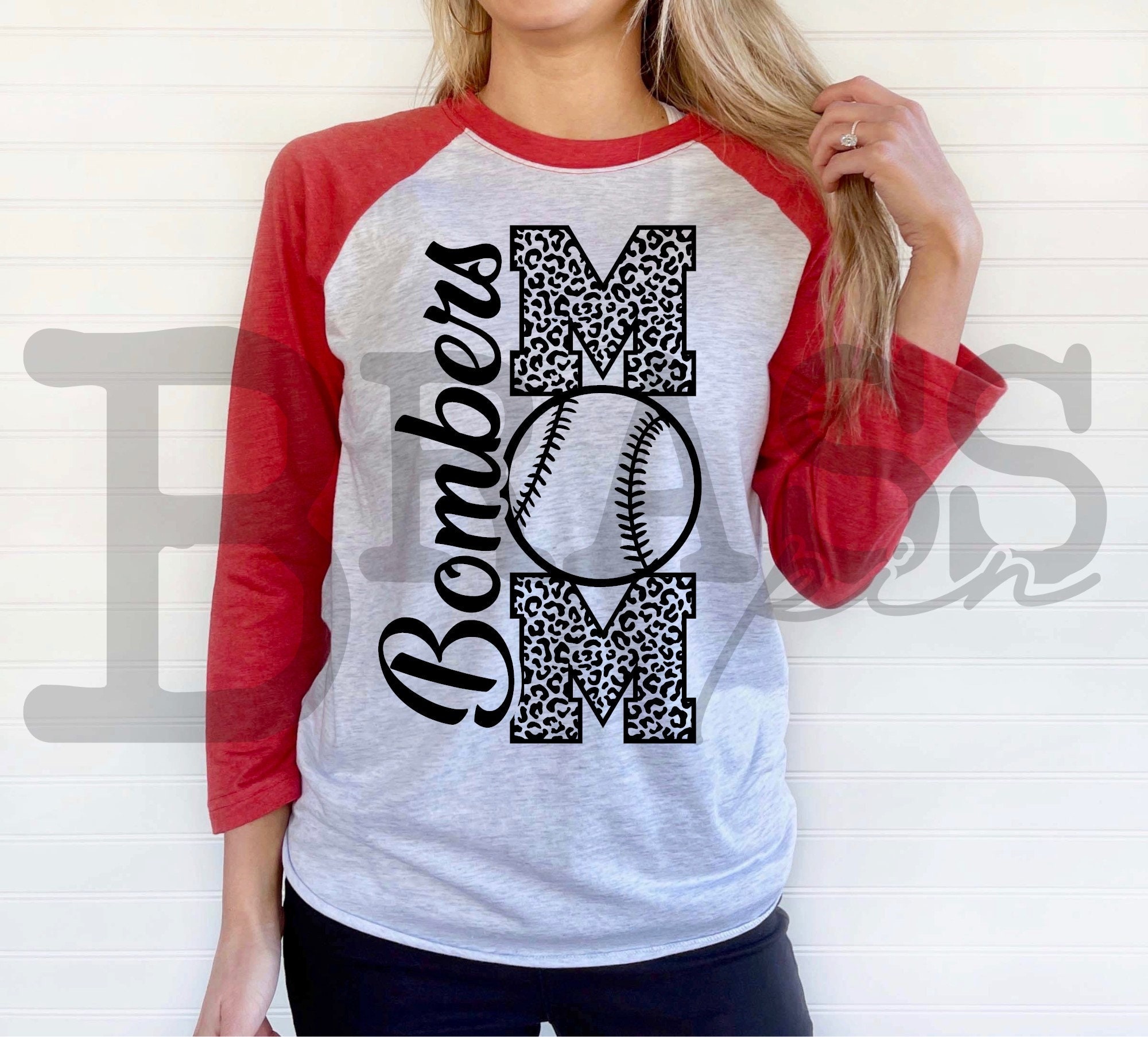 Bombers Baseball / Softball Mom Design: PNG, SVG, JPG Digital Download ...