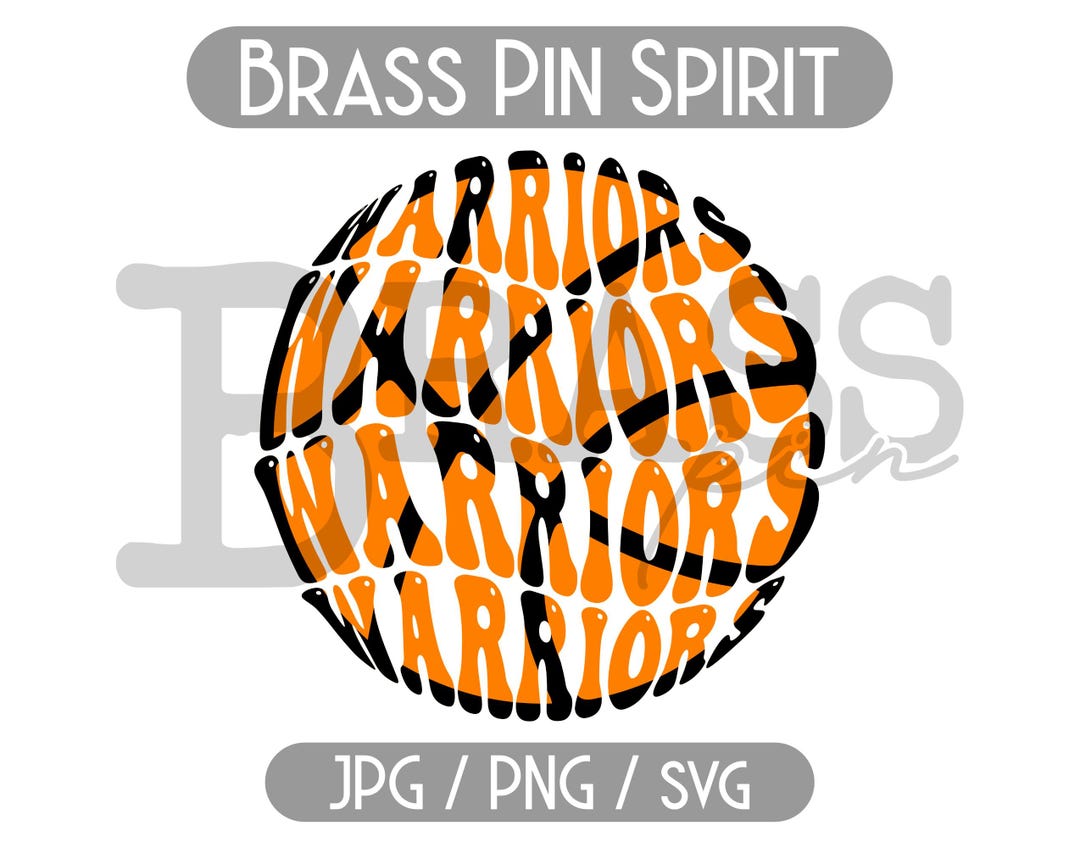 Retro Warriors Basketball Design: PNG, SVG, JPG, Digital Download - Etsy
