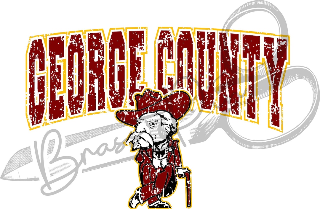 Disstressed George County Rebels, JPG, PNG - Etsy