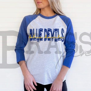 Blue Devils Scribble Design: JPG, PNG, SVG Digital Download - Etsy