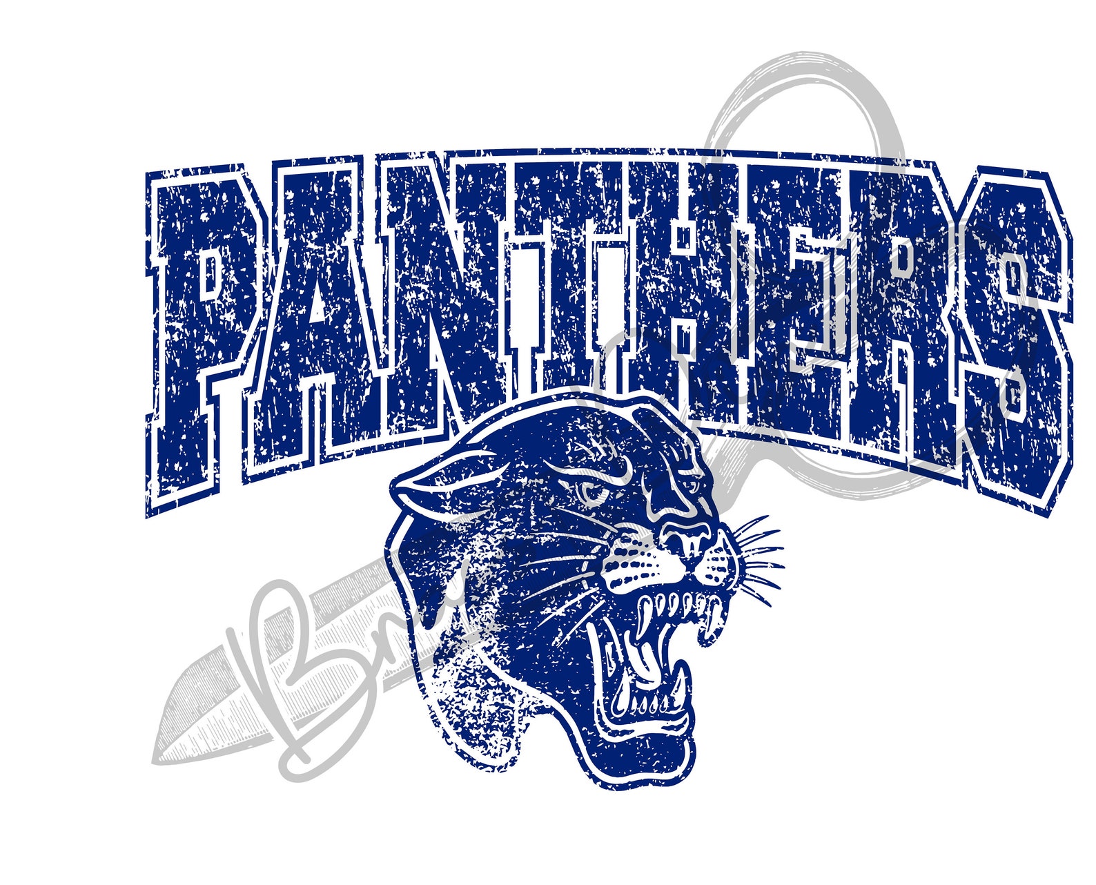 Distressed Panthers Design, Png, JPG Digital Design - Etsy