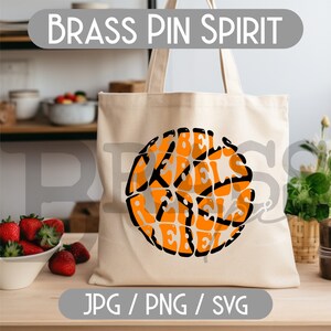 Rebels Retro Basketball Design: PNG, SVG, JPG, Digital Download - Etsy