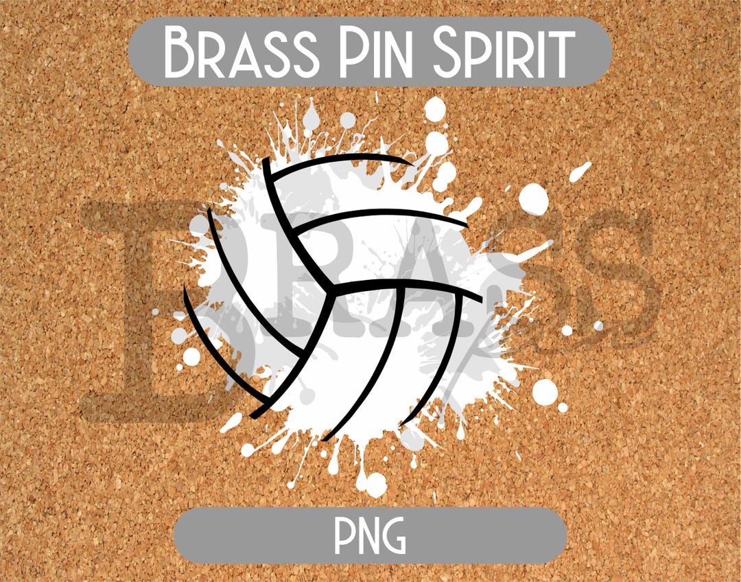 Volleyball Splatter Design: PNG, Digital Download - Etsy