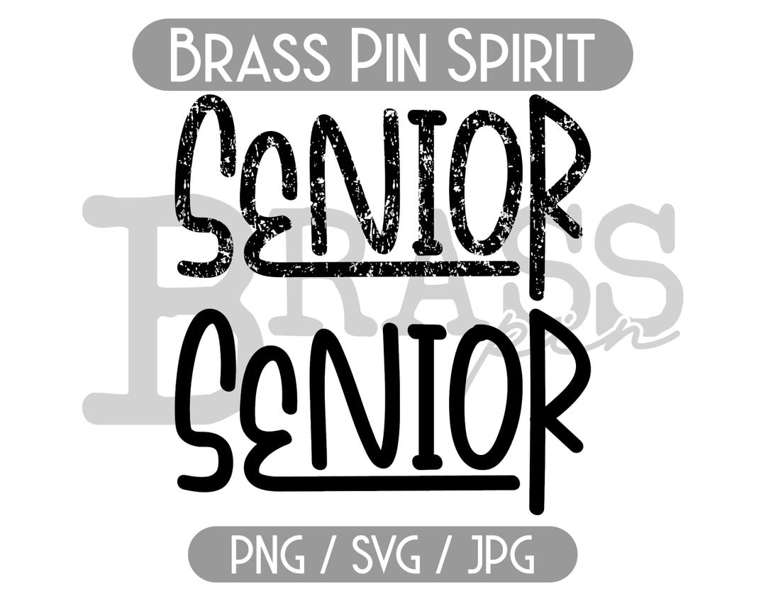 Senior Graffiti Design Bundle: Black, White, Clean, Distressed, PNG ...