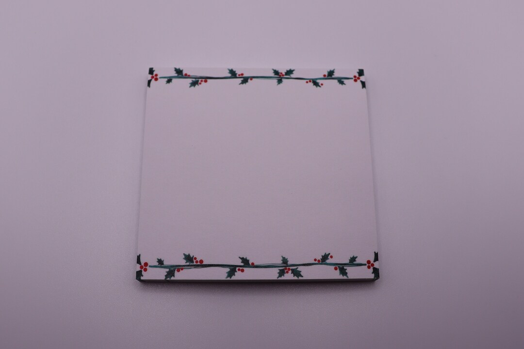 Christmas Border Sticky Notes,christmas Stationery,winter Sticky Notes ...