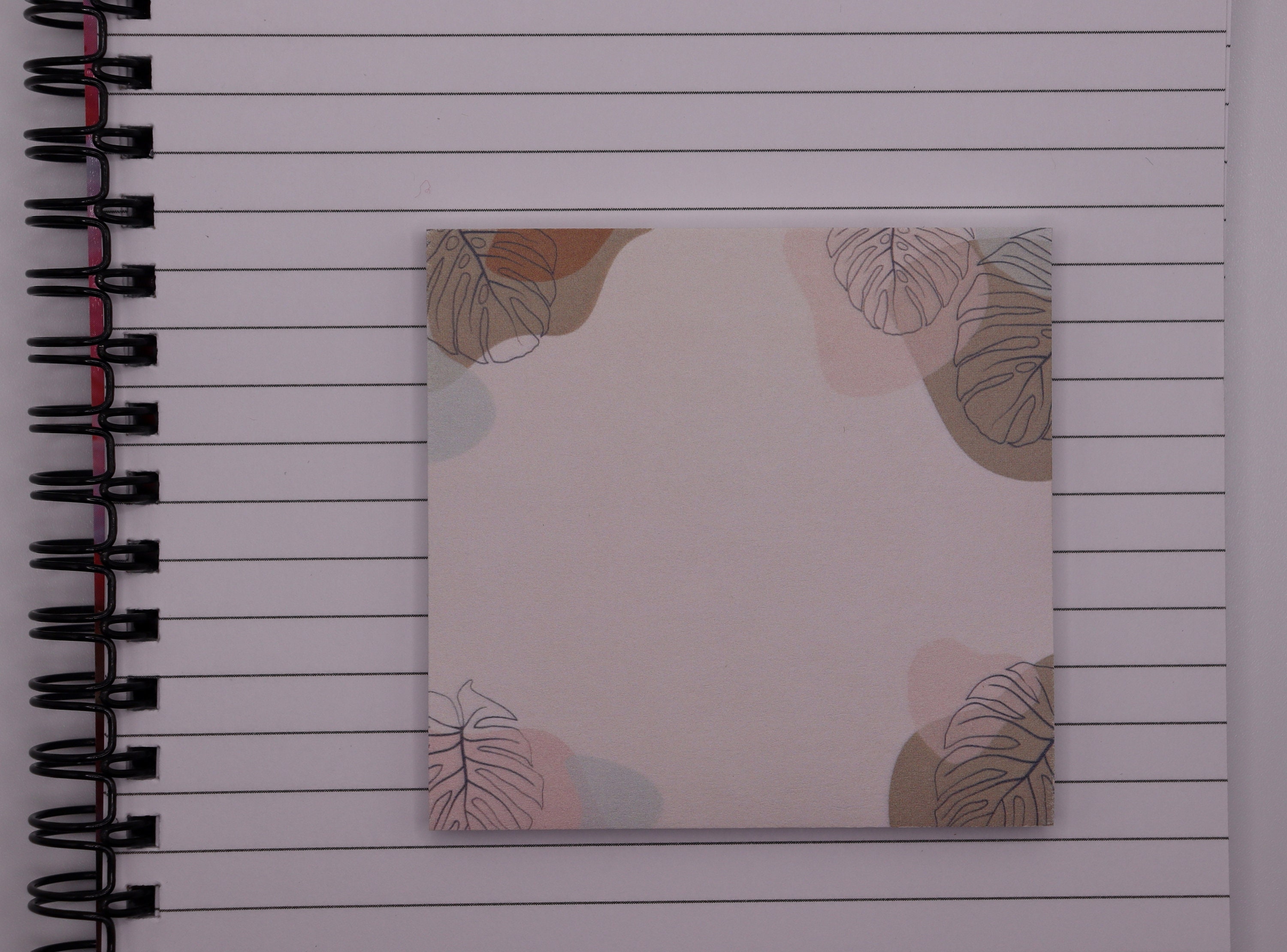 Minimalistic Monstera Sticky Notes,plant Sticky Notes,natural ...