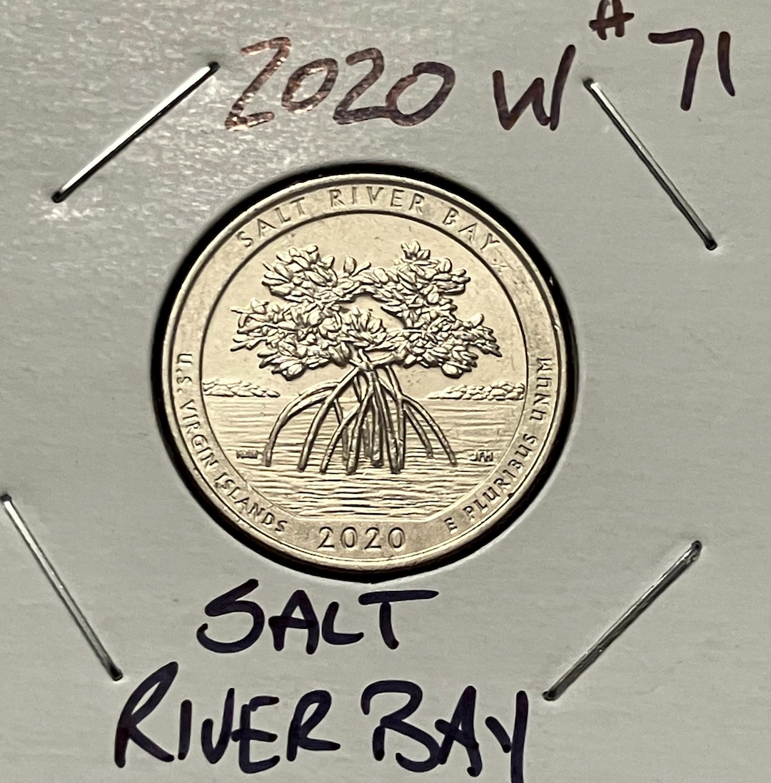 2020 W Salt River Bay Quarter V75. Hard to Find. Rare - Etsy