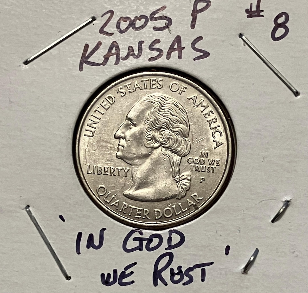 2005 P Kansas in God We Rust Error. Rare. - Etsy