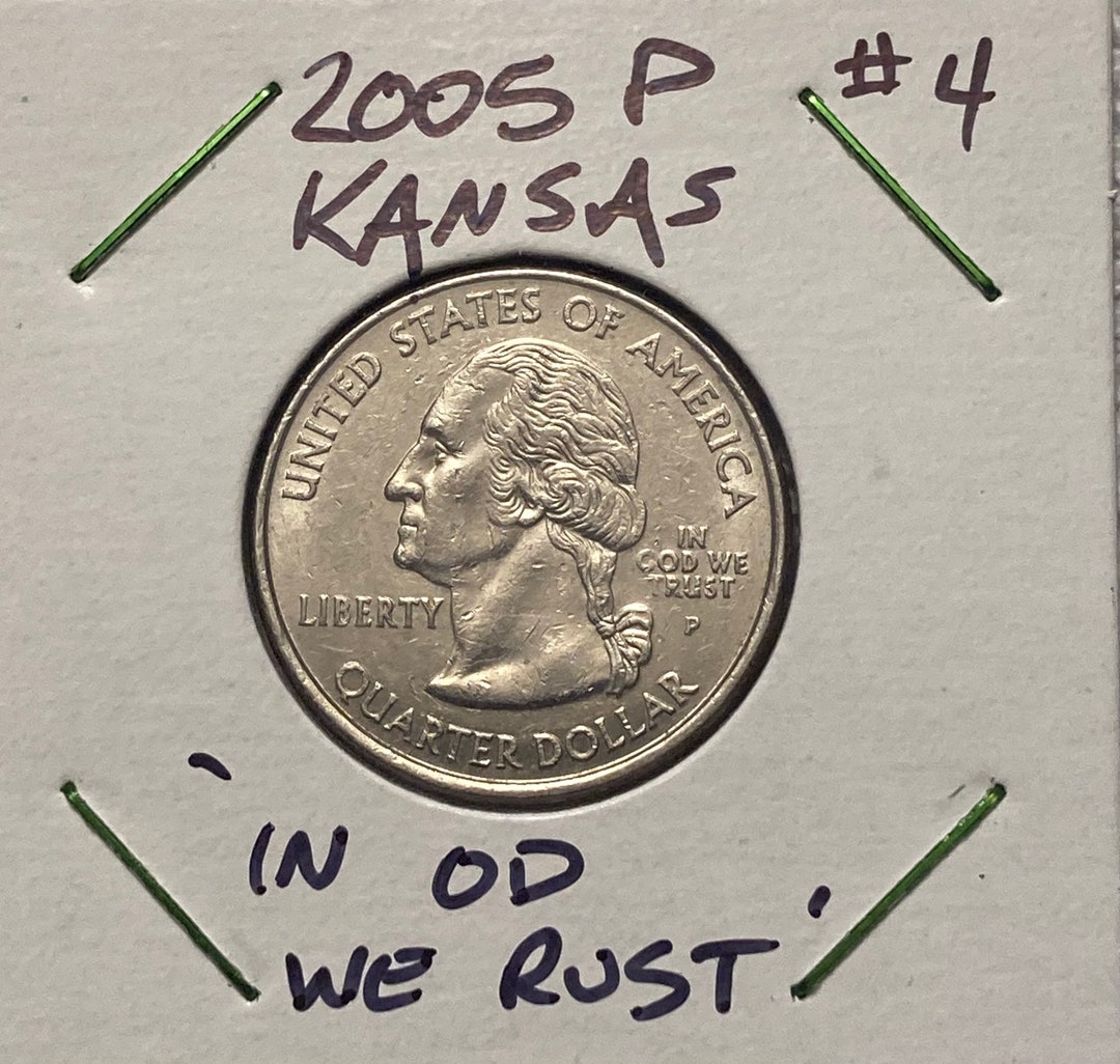 2005 P Kansas in God We Rust Error. Rare. - Etsy