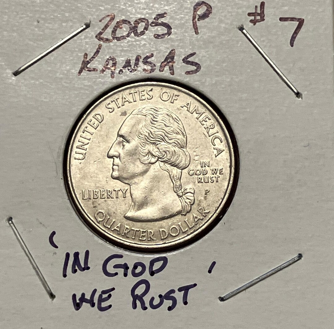 2005 P Kansas in God We Rust Error. Rare. - Etsy