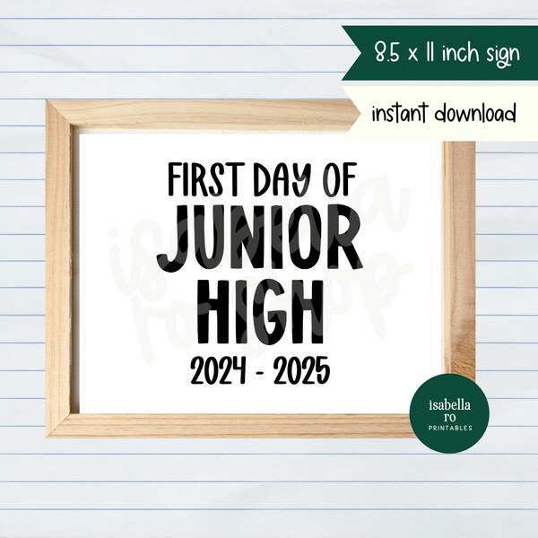 Junior High - Etsy