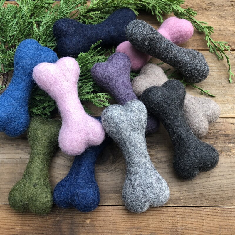 Felted Wool Dog Toy - Etsy