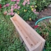 Flower Box, Window Planter Box, Cypress Window Planter Box, Window ...