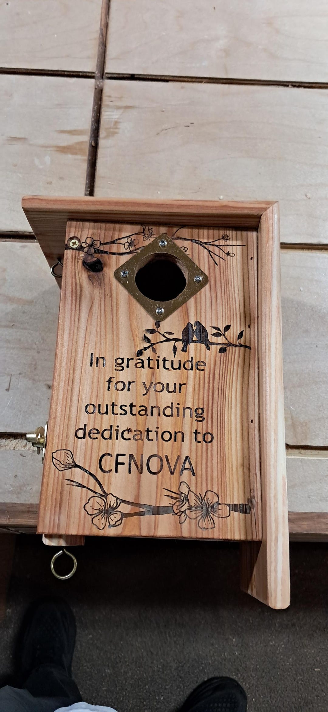 Award Trophy Birdhouse, Birdlover Birthday Gift, Bluebirdhouse, Bird ...